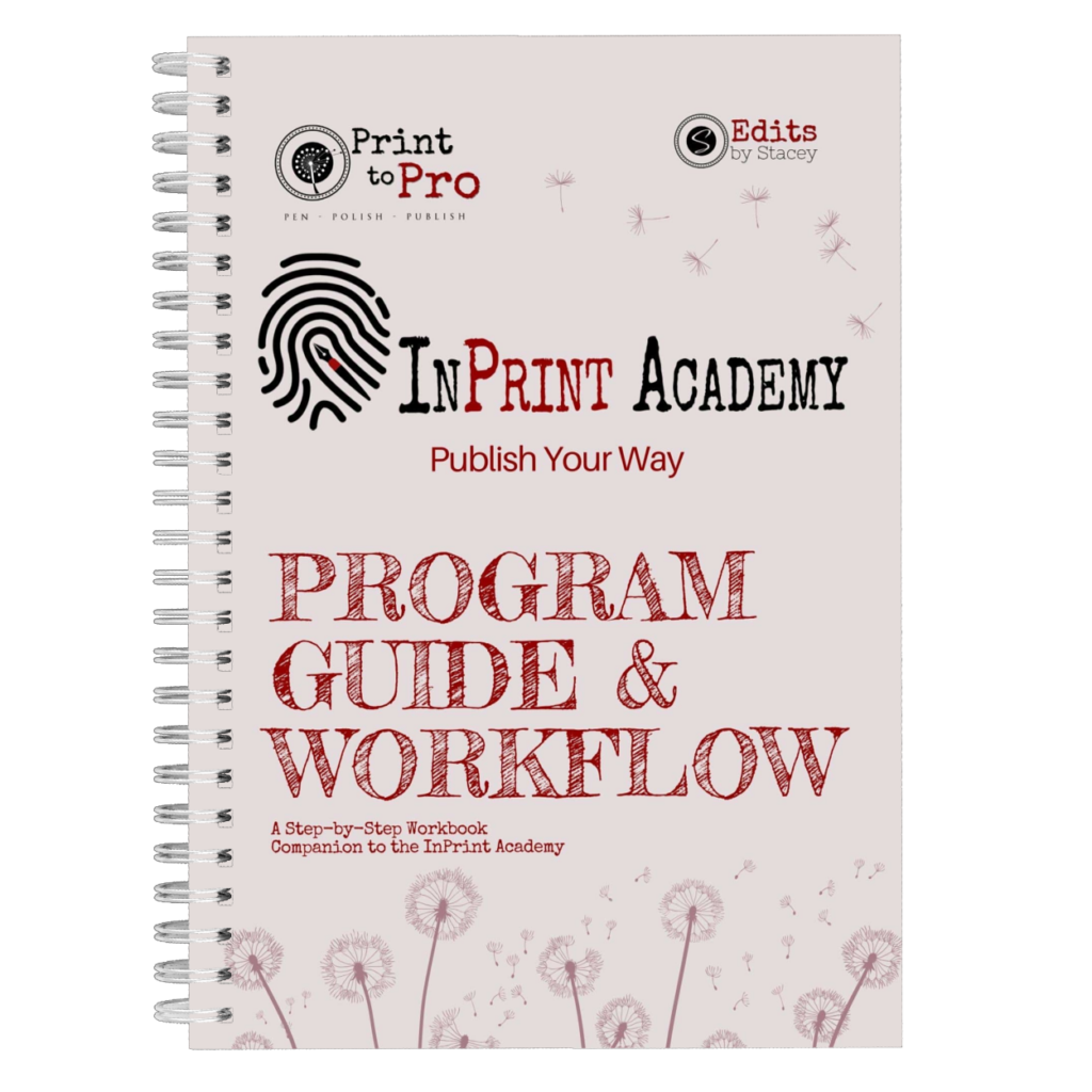 Order Print Copy of the InPrint Academy Guide and Workflow - Print To Pro